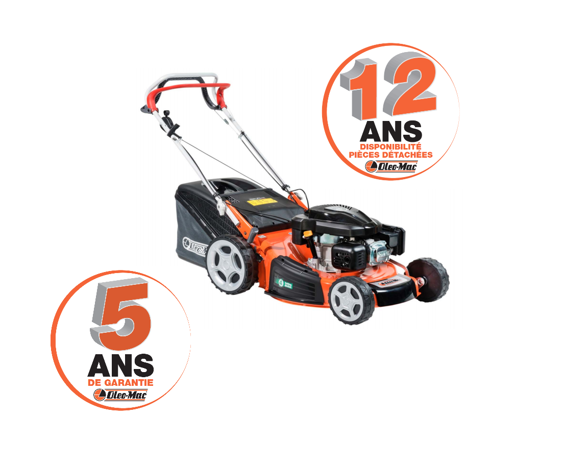 Tondeuse Oleo Mac GV 53 TK AllRoad Plus 4 - 196cm3 - Tractée - Carter ...